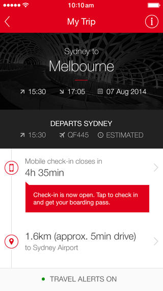 Qantas updates iOS app - Adds integration with Google Maps